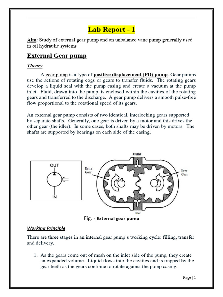 Oil & Hydaulic Lab | Download Free PDF | Pump | Valve