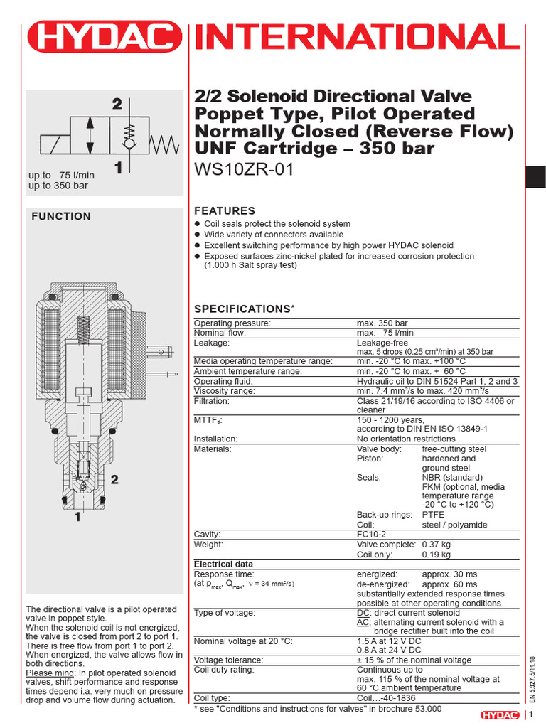 PRD Doc Pro 5927-00001 Sen Ain V1 | PDF | Valve | Mechanical Engineering