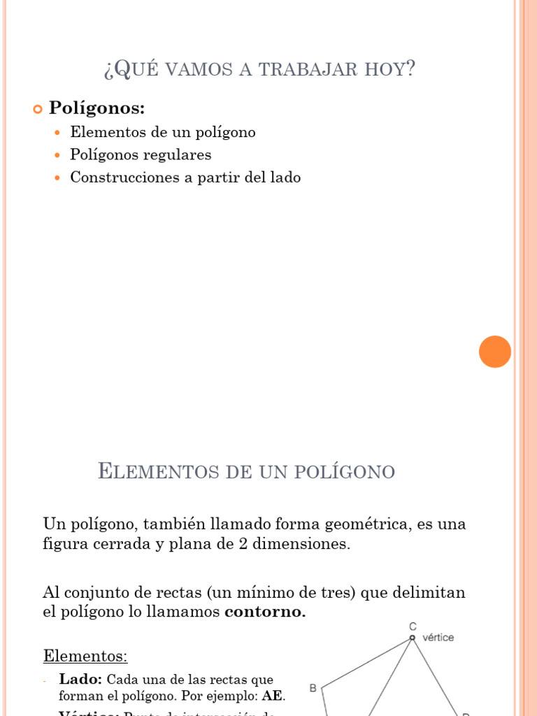 UD3 - Teoría Dibujo Técnico (Polígonos Regulares) | PDF | Triángulo | Polígono