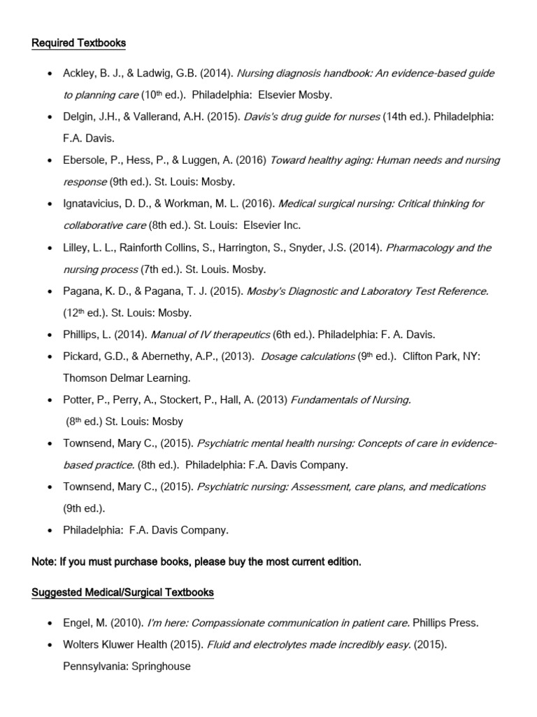 Required Textbooks | PDF | Self-Improvement