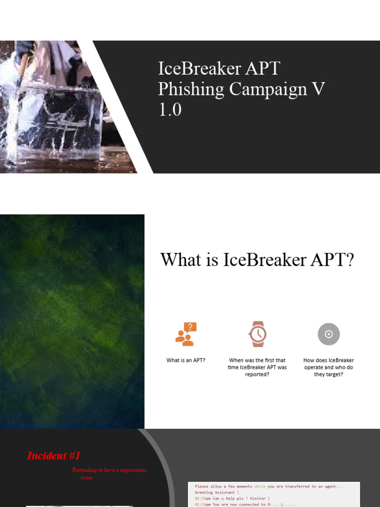 IceBreaker APT Phishing Campaign Insights | PDF