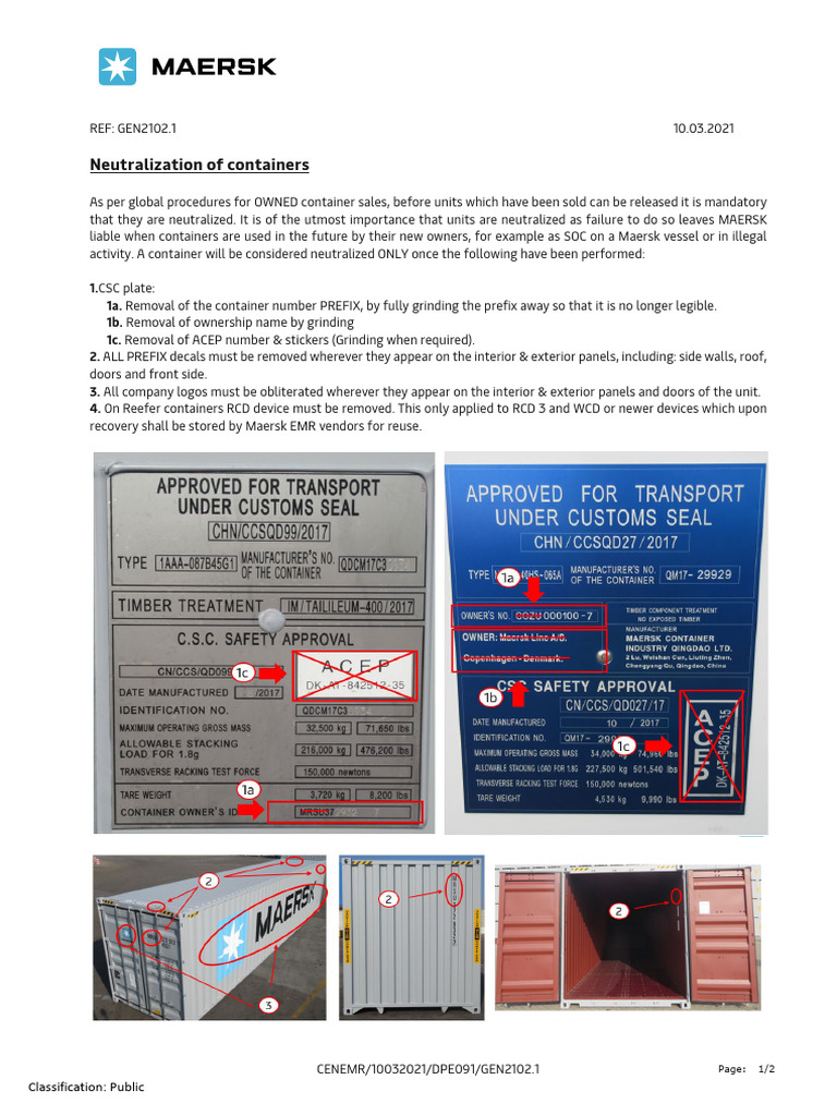 GEN2102. Neutralization of containers - | PDF | Natural Environment ...