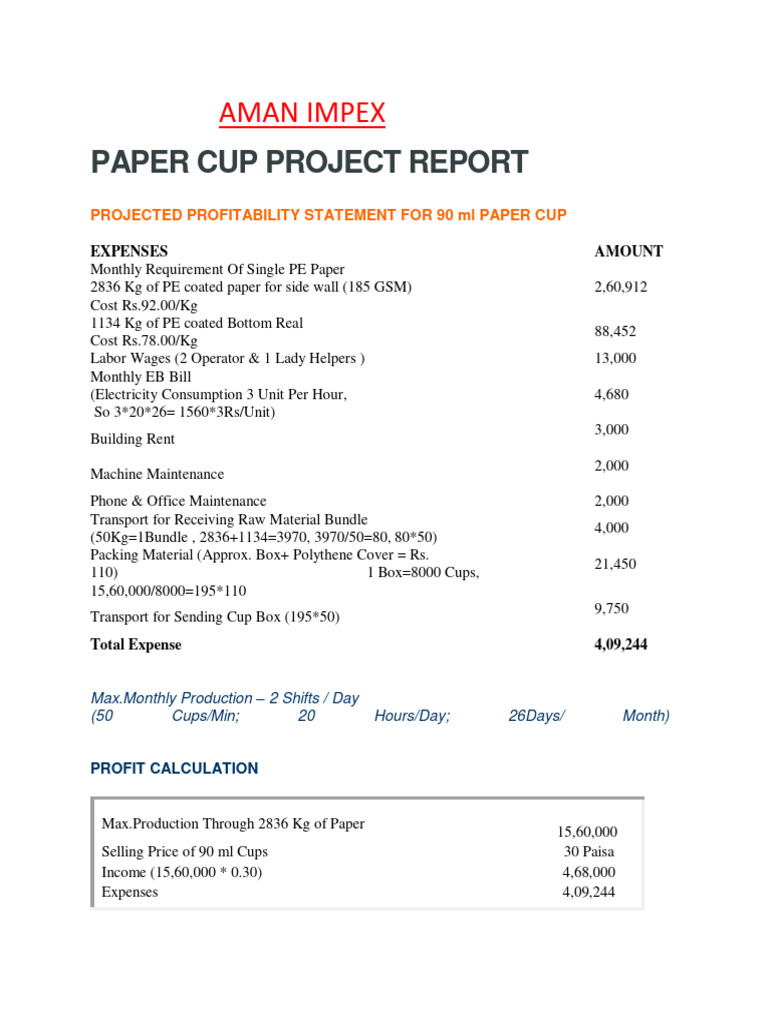 Paper Cup Making Machine | PDF