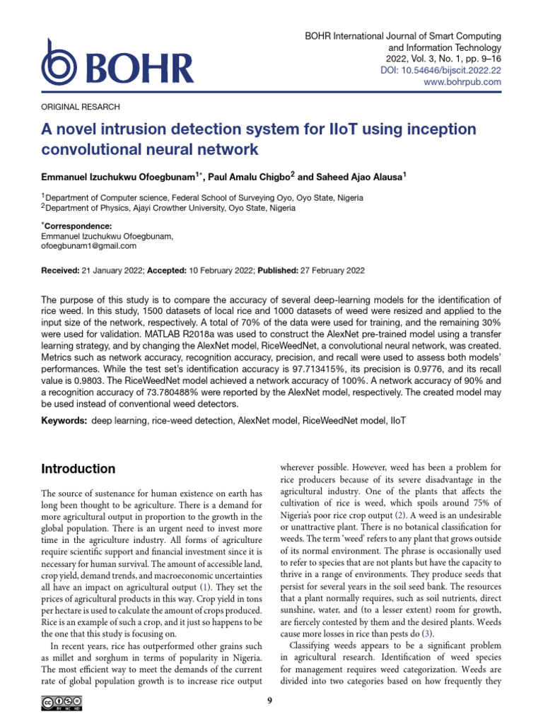 A Novel Intrusion Detection System For IIoT Using Inception ...
