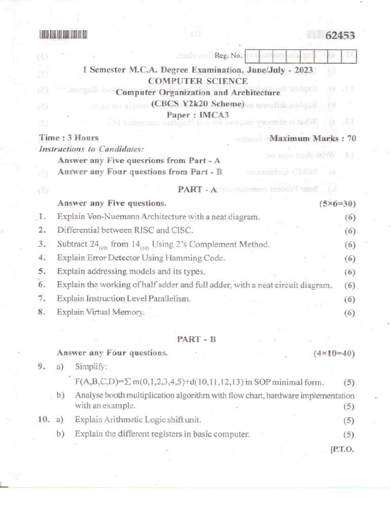 Computer Organization and Architecture | PDF