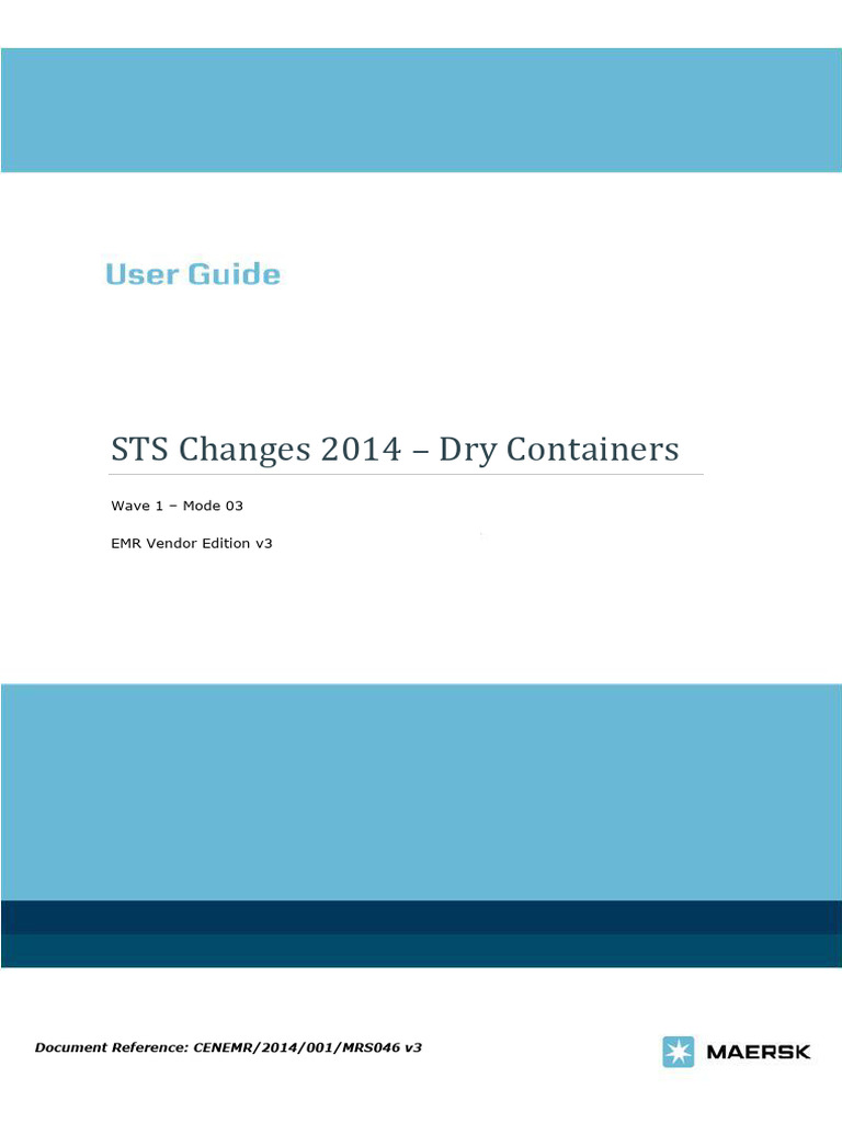 STS Code Updates for Dry Containers 2014 | PDF | Door