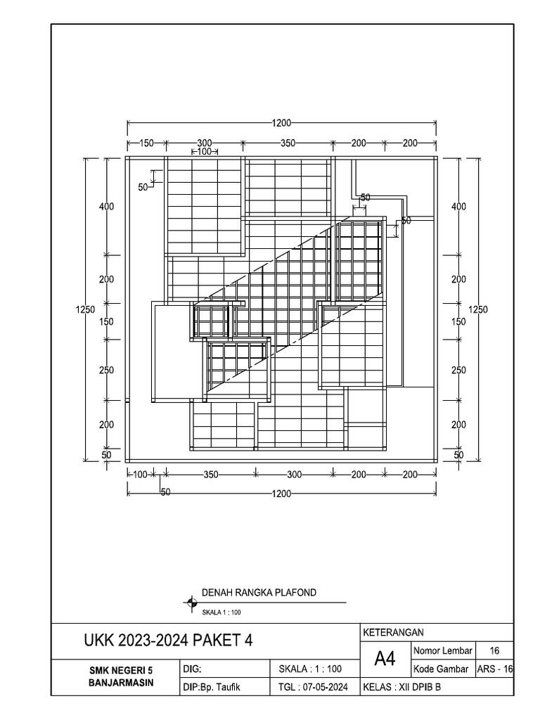 16 Denah Plafond | PDF