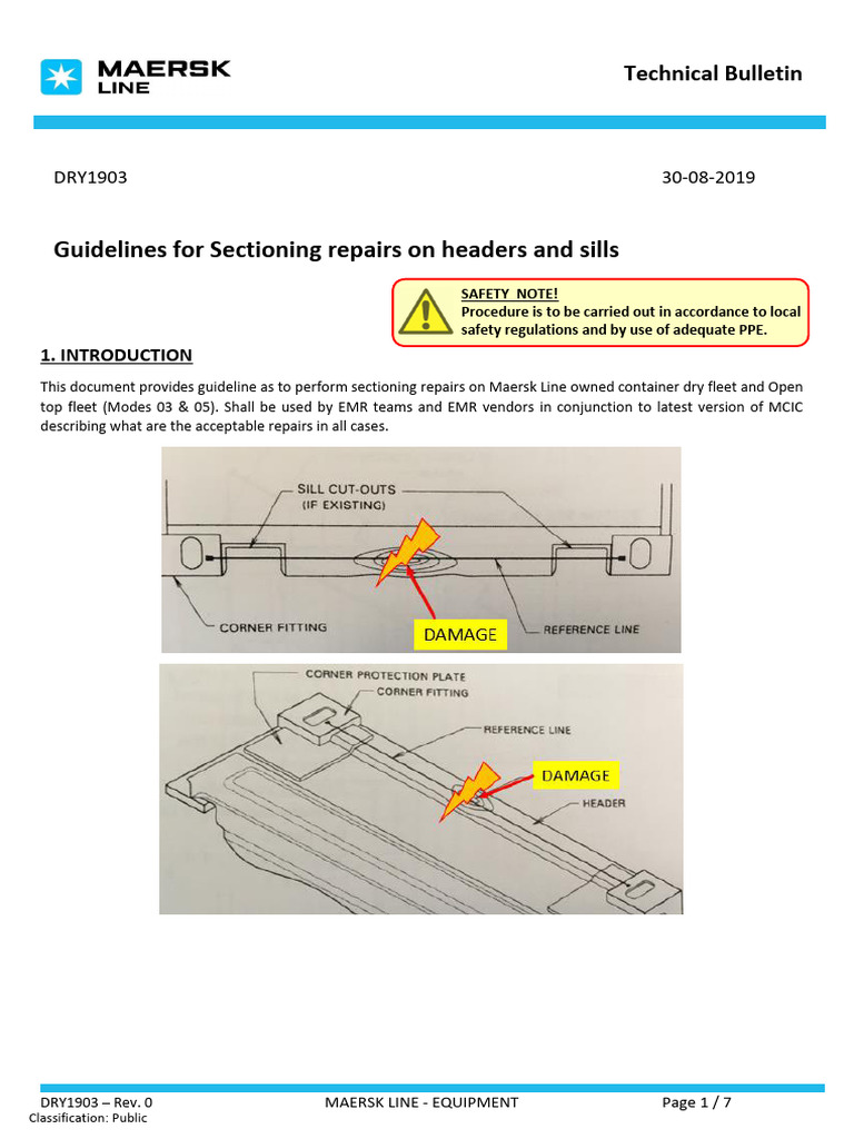DRY1903 Guidelines For Sectioning Repairs On Headers and Sills R0 | PDF ...