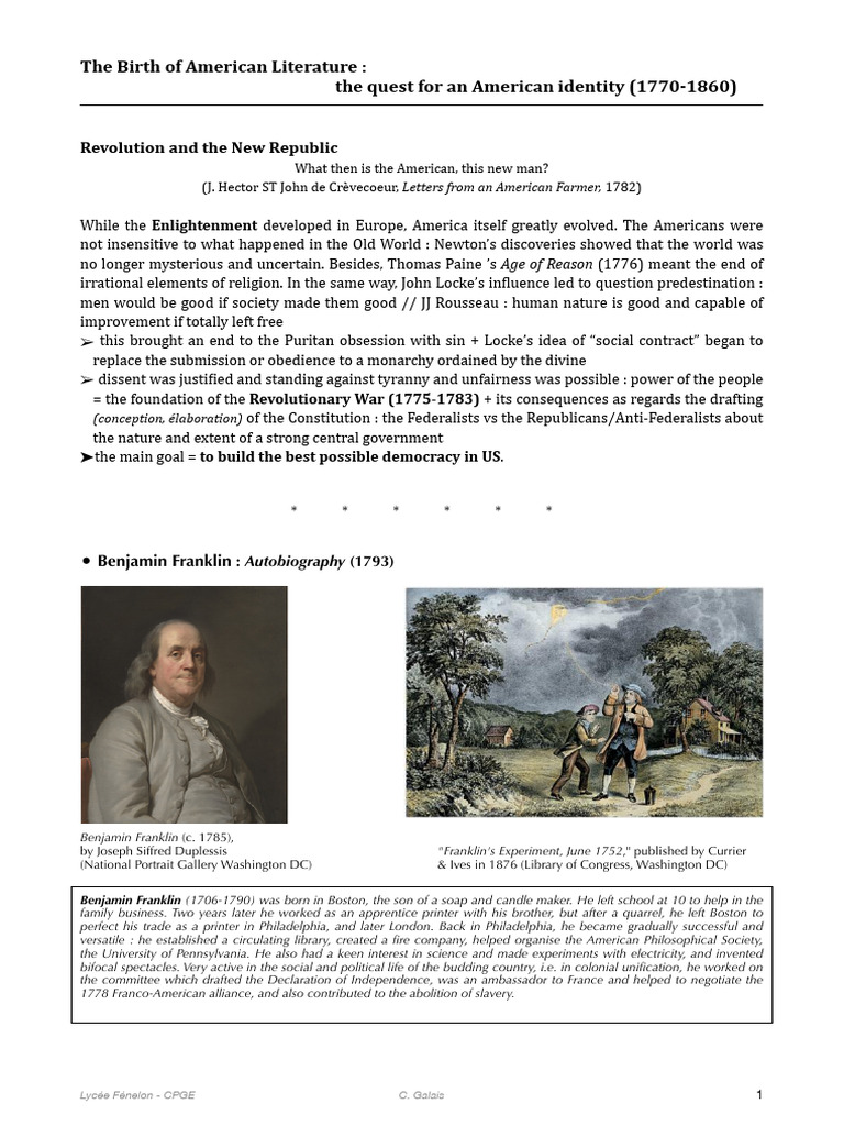 US lit 1770_1860 | PDF | Transcendentalism | Edgar Allan Poe