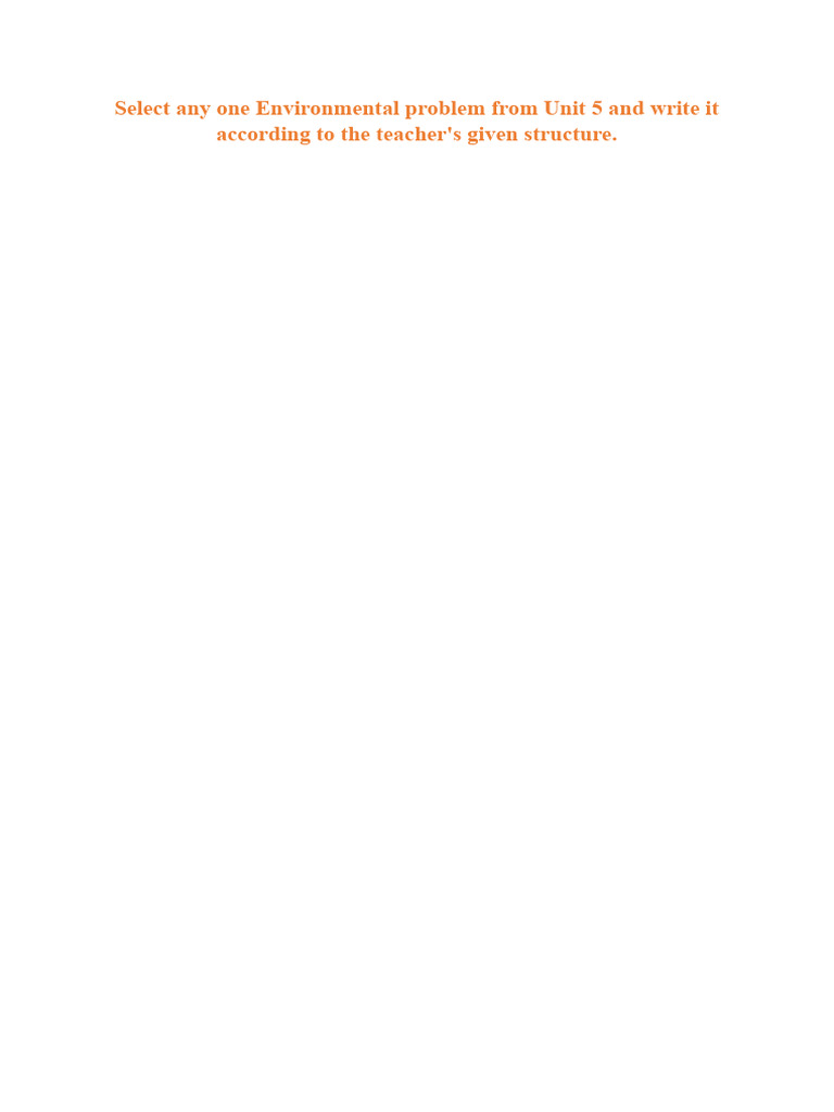 Guide to Writing on Environmental Issues | PDF