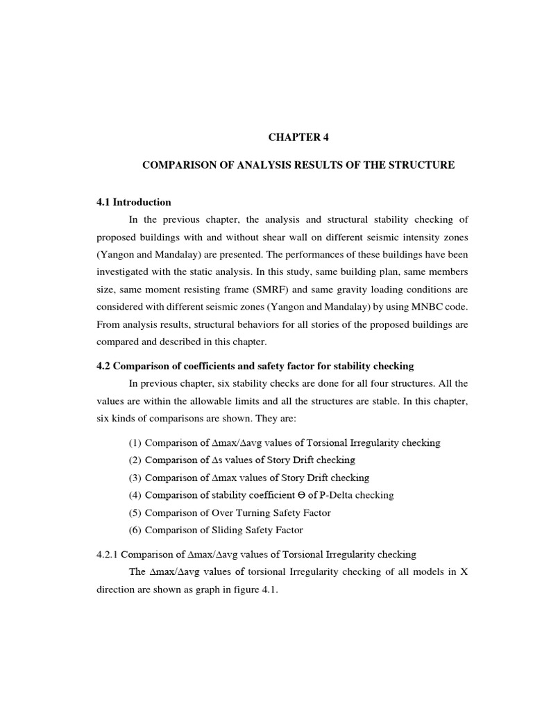 Comparison of Analysis Results of The Structure | PDF | Applied And Interdisciplinary Physics ...
