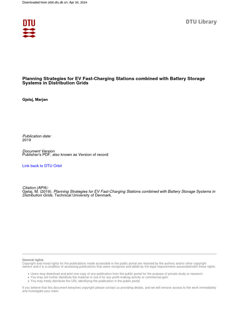 Planning Strategies For Ev Fast Charging Stations Combined With Battery