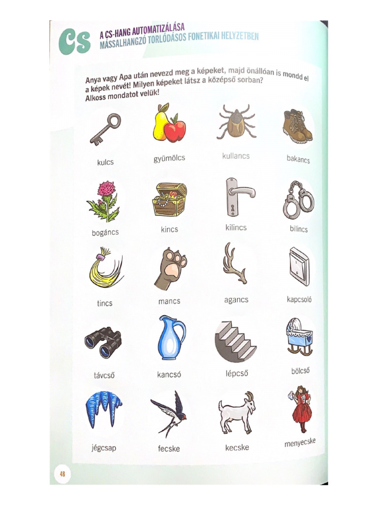 Látogatás A Hangok Birodalmába - S, ZS, CS-43-83 | PDF