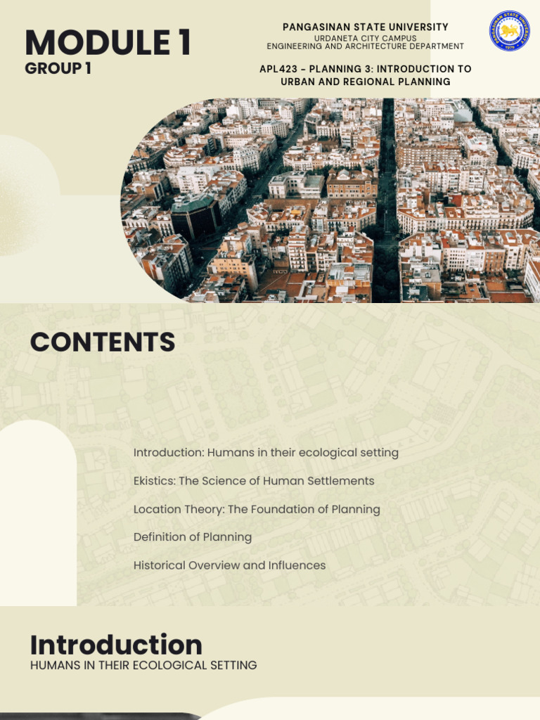 Module 1 Group 1 - Planning 3 | PDF | Cost Of Living | Ecology