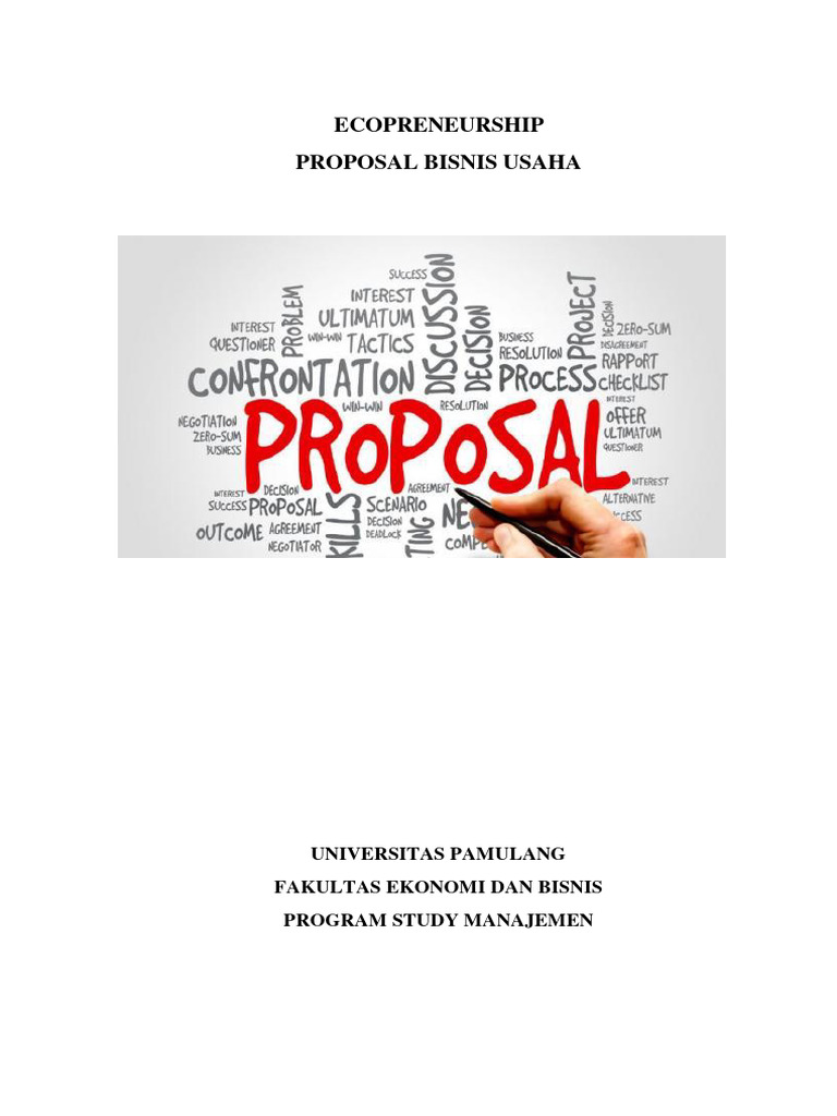Pengertian Proposal Usaha | PDF