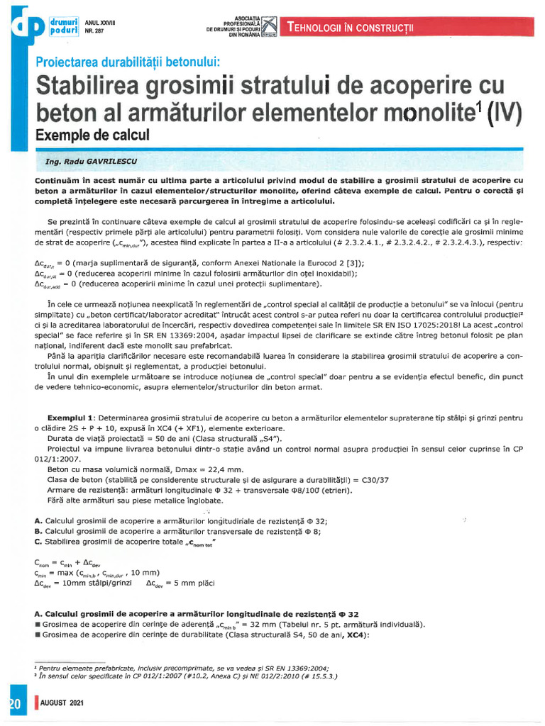 2021 Articol Strat de Acoperire 04 DRUMURI - PODURI | PDF