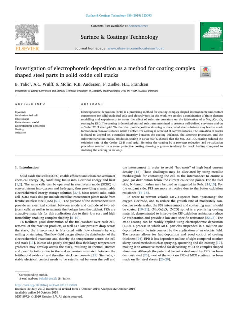 Talic 2019 | PDF | Sintering | Physical Sciences