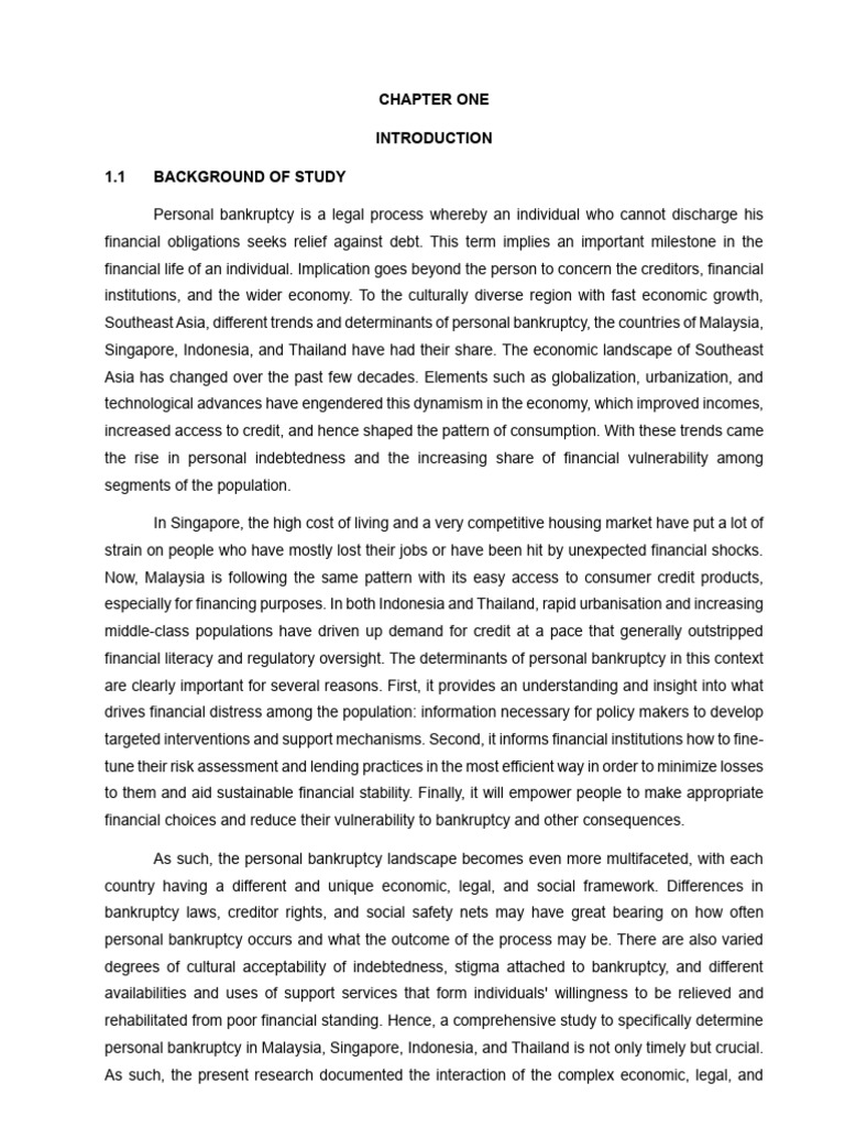 Chapter One-Introduction (Research Proposal) Assignment MGT646 | PDF ...
