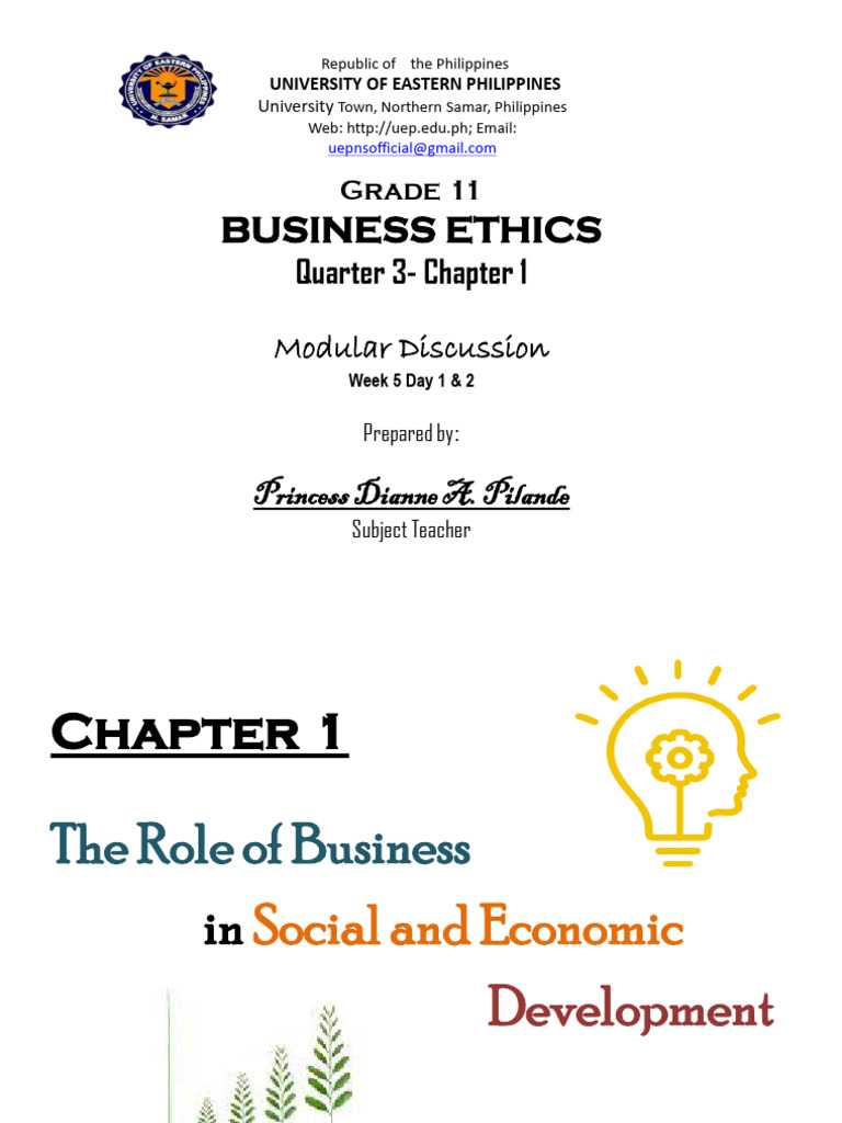 Business Ethics Lesson4 Module | PDF | Governance | Employment