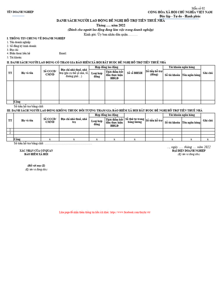 Bước 2 - Mẫu 02 Gửi Bản Mềm Và Cứng Lên BHXH | PDF