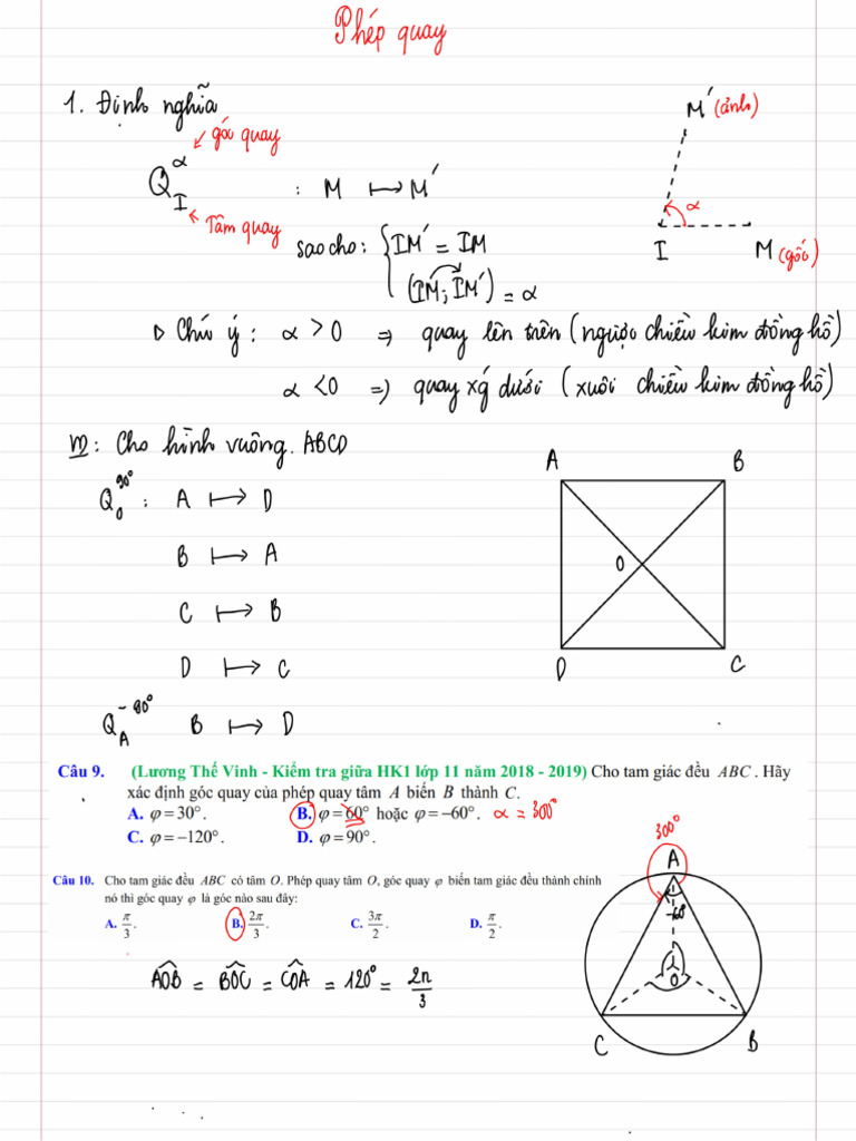 Phép Quay | PDF