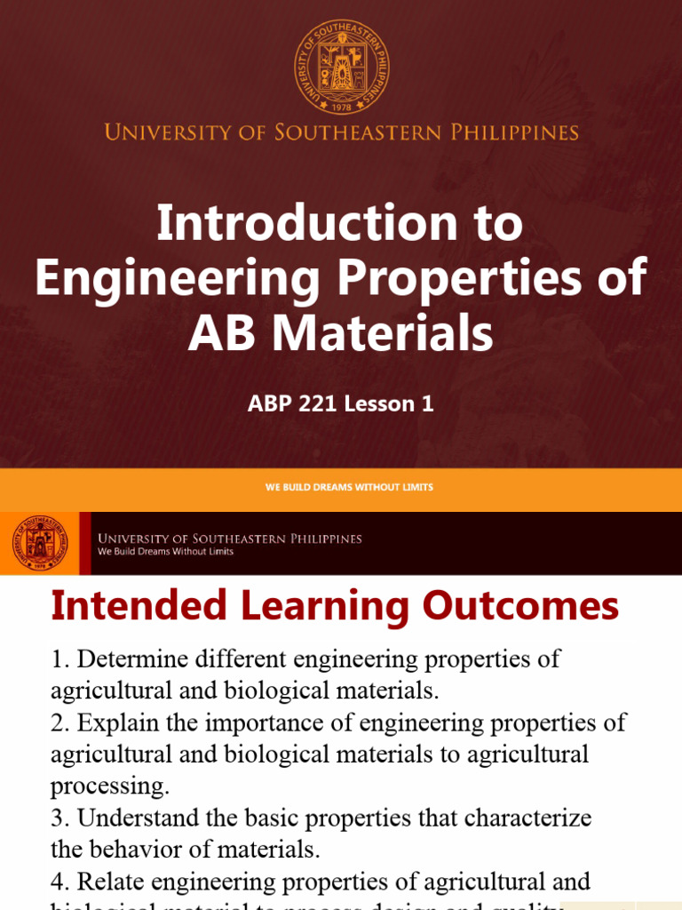 Engineering Properties of AB Materials | PDF | Engineering | Biomaterial