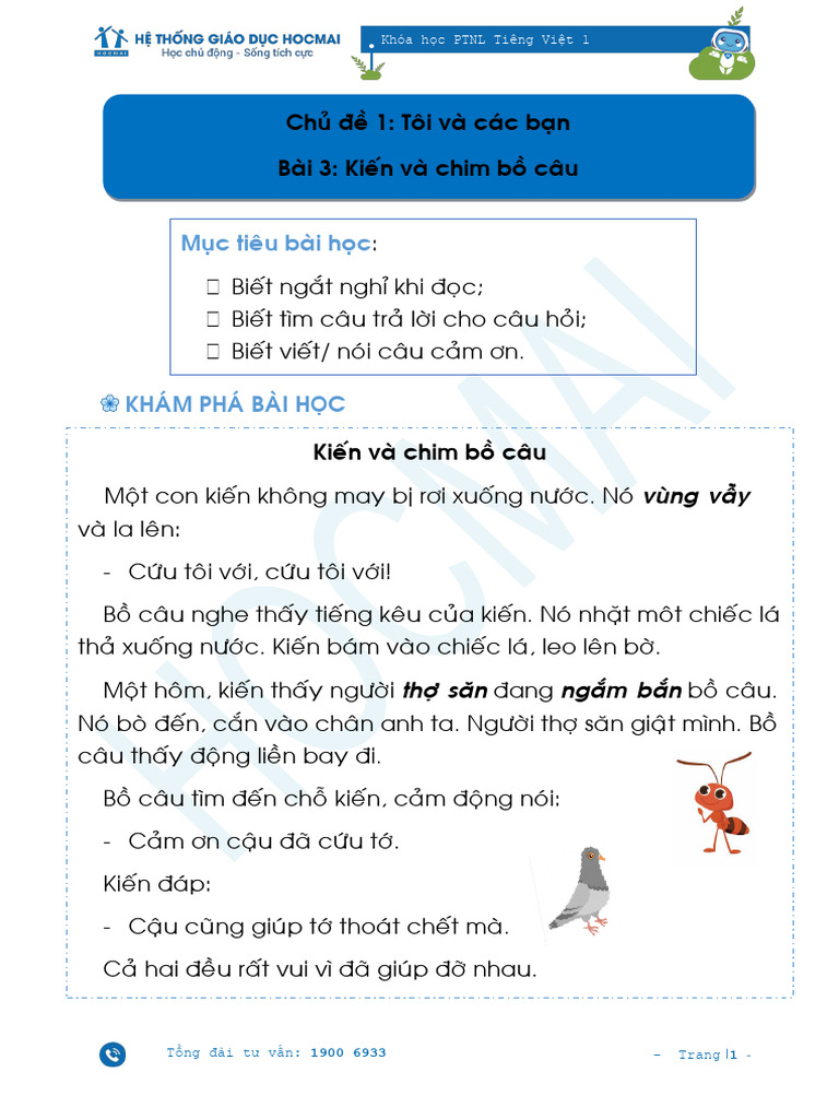 Bai 3 Kien Va Chim Bo Cau | PDF