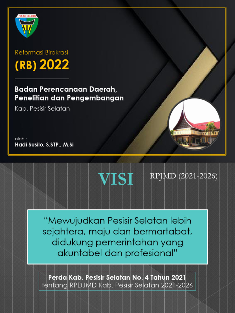 Paparan RB (2022) - Bapedalitbang | PDF