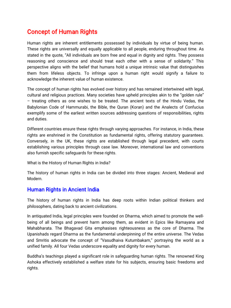 Unit 2 Human Rights | PDF | Human Rights | Justice