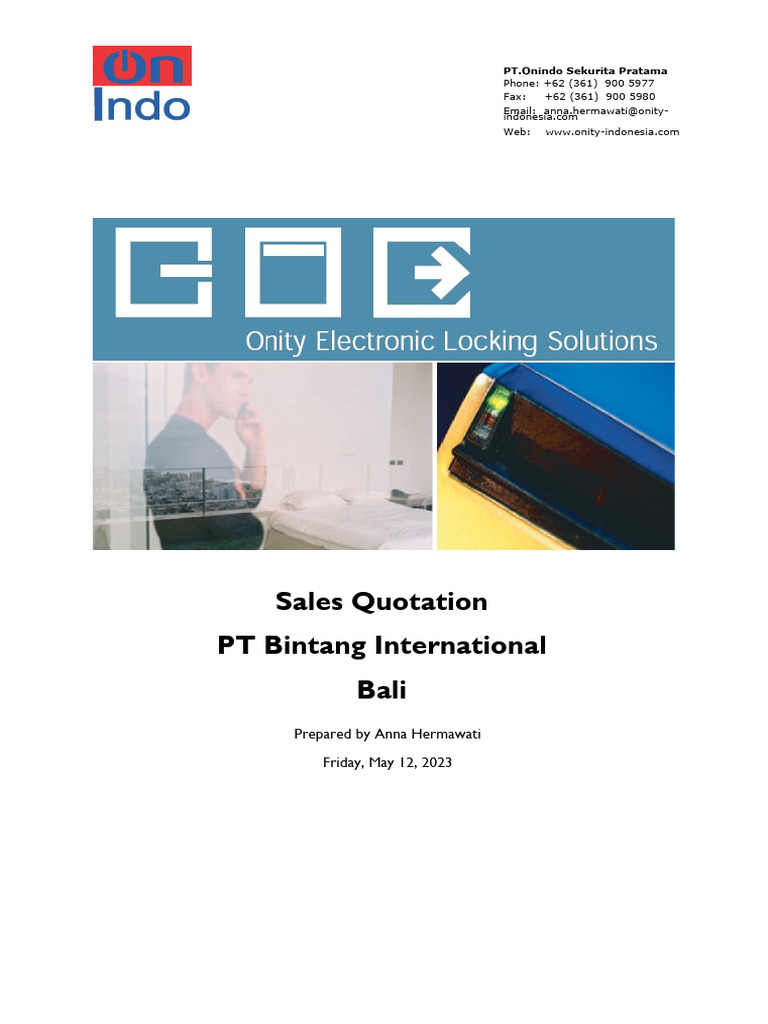 0041 Q Wallreader Access Lift Onindo - PT Bintang International | PDF ...