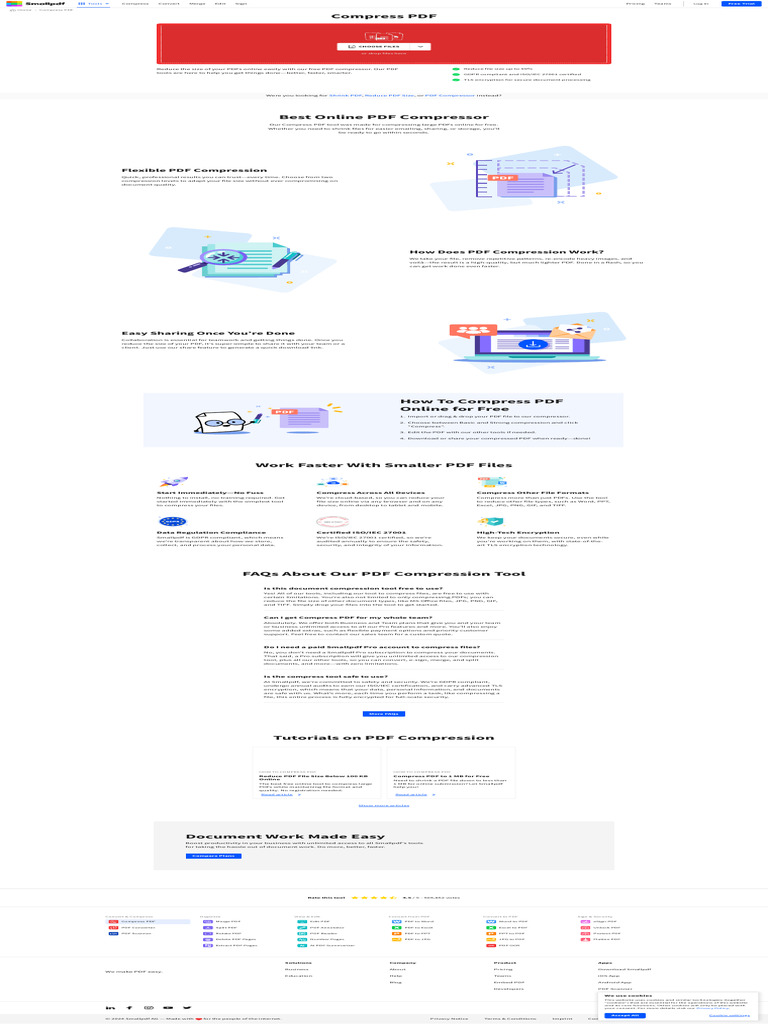 Compress PDF | PDF | Data Compression | Digital Technology