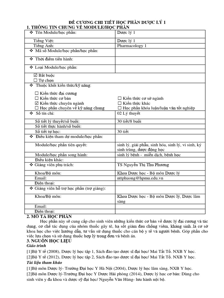 ĐCCT Dly 1 - Dư C K9 | PDF