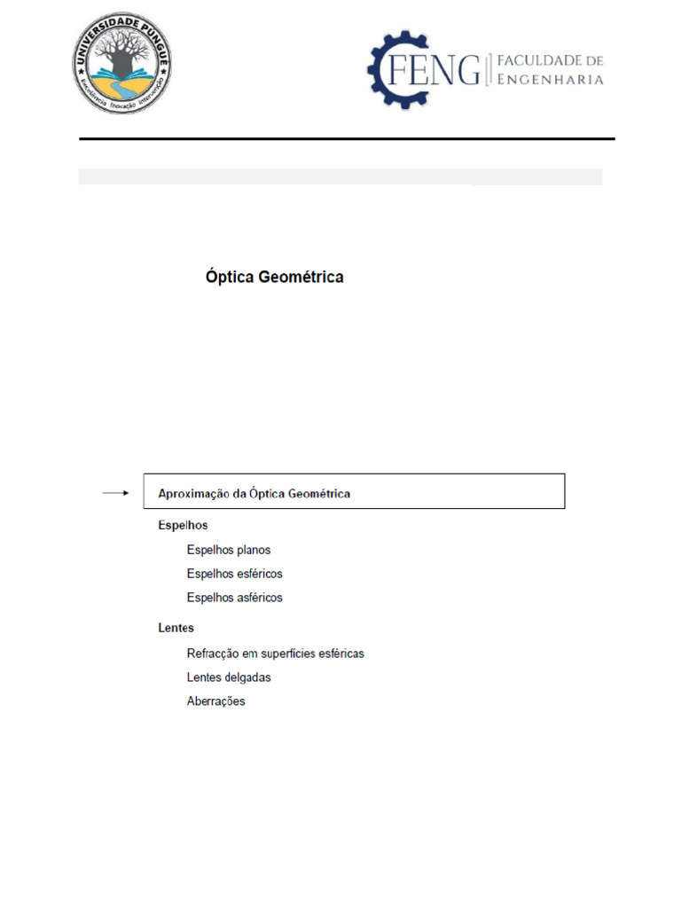 Optica Geometrica 01 05 2024 | PDF
