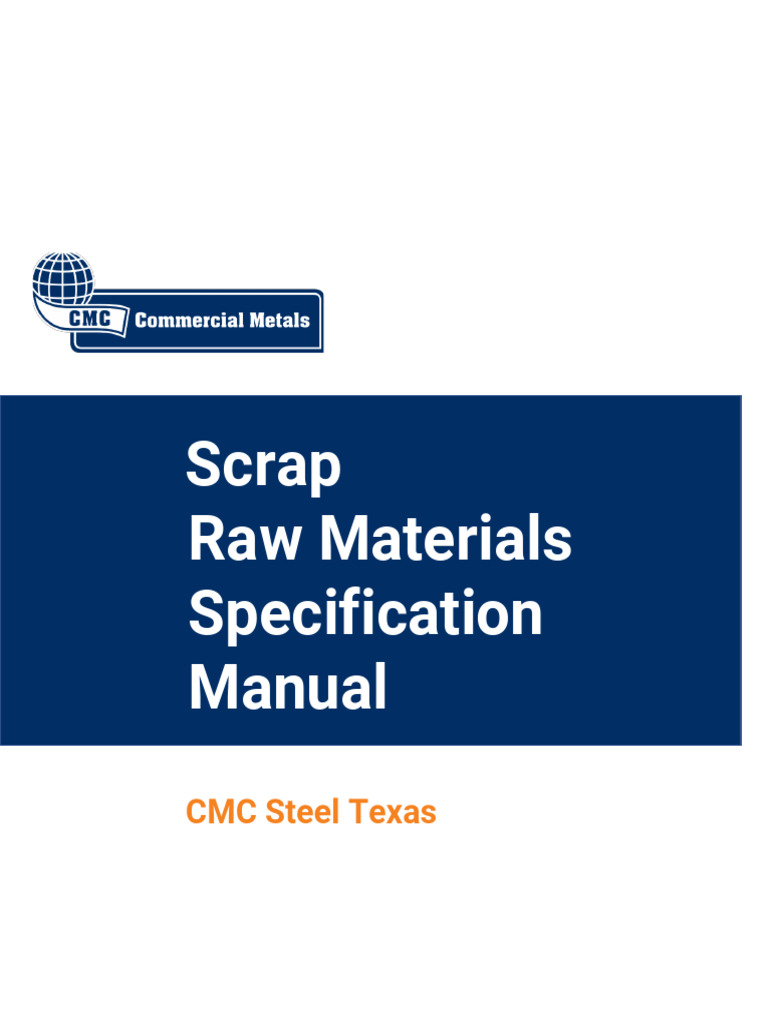 Scrap Supplier Guidelines | PDF | Scrap | Sheet Metal