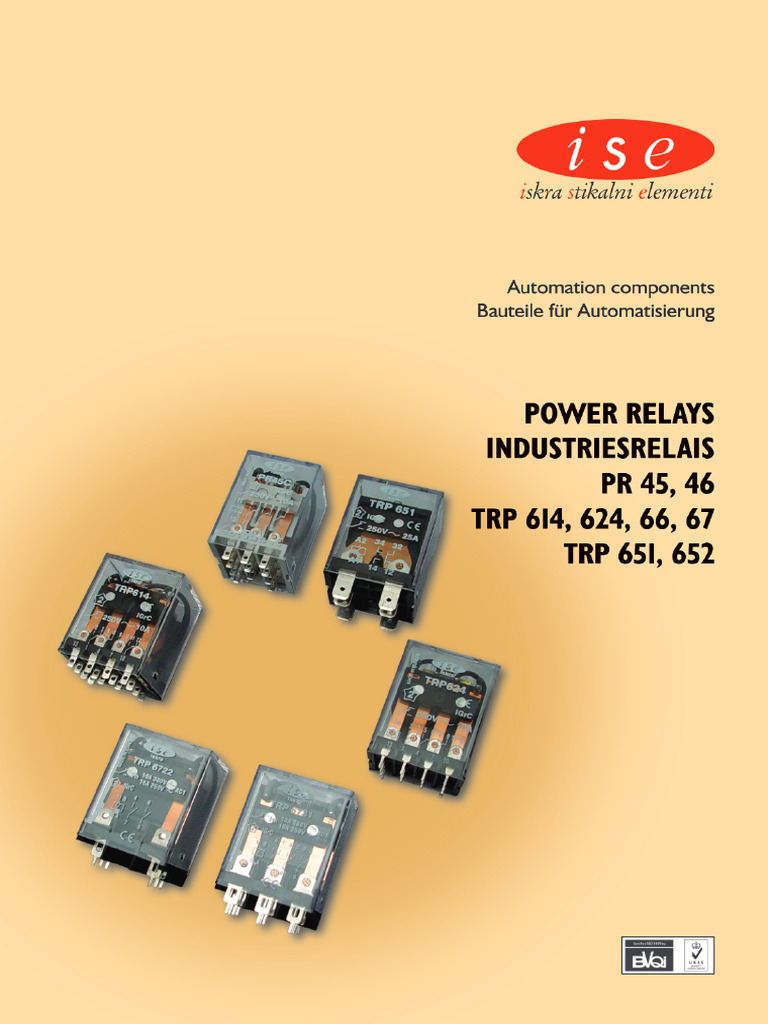 Rele Iskra TRP624 | PDF