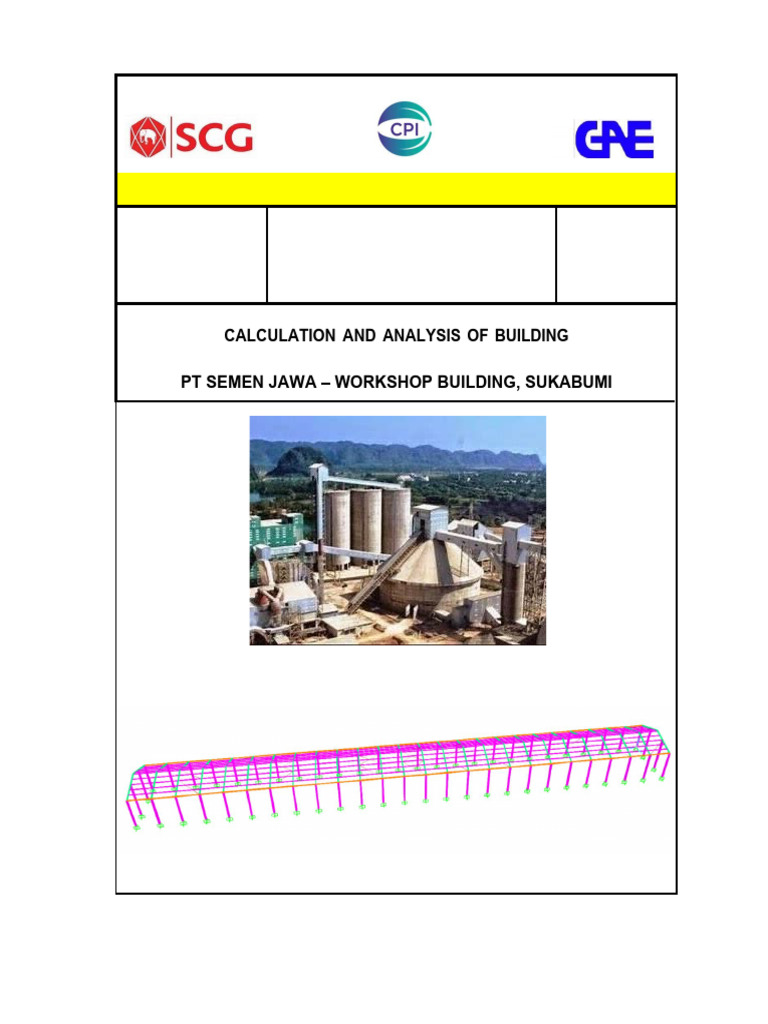 01 Workshop Calculation & Building Structural Analysis Report | PDF | Structural Load | Building ...