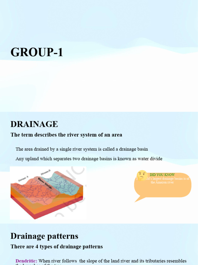 DRAINAGE | PDF | Indus River | River