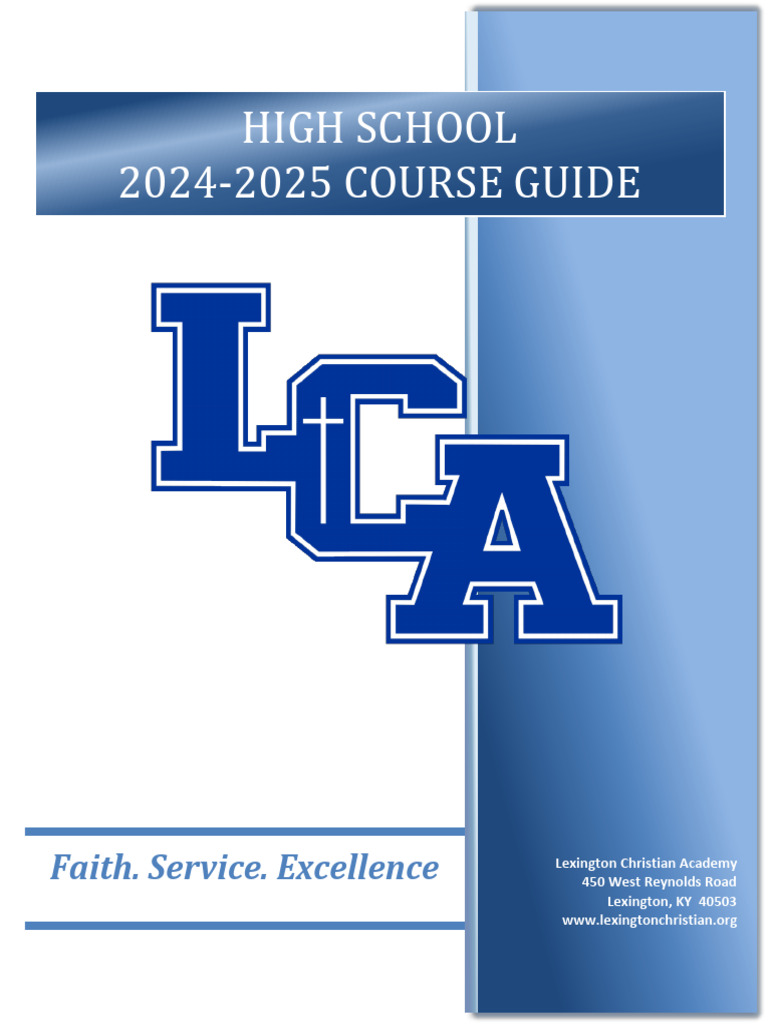 2024-2025 LCA High School Course Guide | Download Free PDF | Computer Programming | Advanced ...