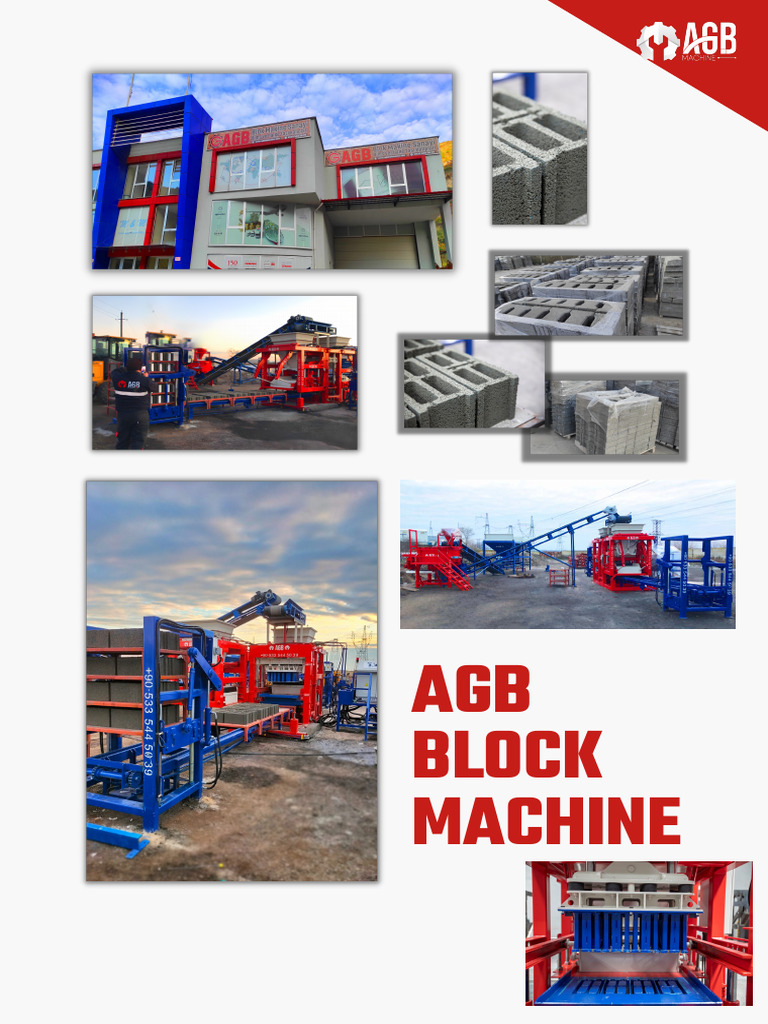 Agb Machine Catalog 2023 Last | PDF | Brick | Concrete