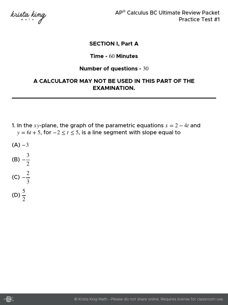 Practice Exam 1 Pdf Calculus Mathematical Analysis