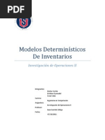 Modelo CEP Con Agotamientos | PDF | Inventario | Ciencias económicas