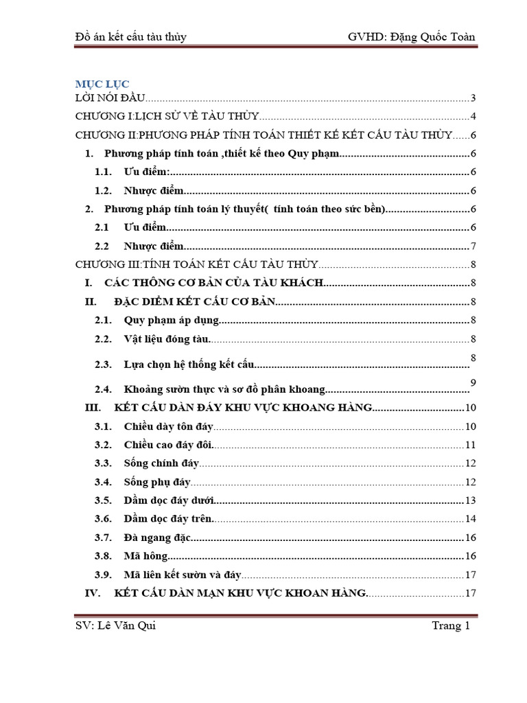 Do An Ket Cau Tau Thuy Dang Quoc Toan T21vrqf0oT9xoXH 091341 | PDF