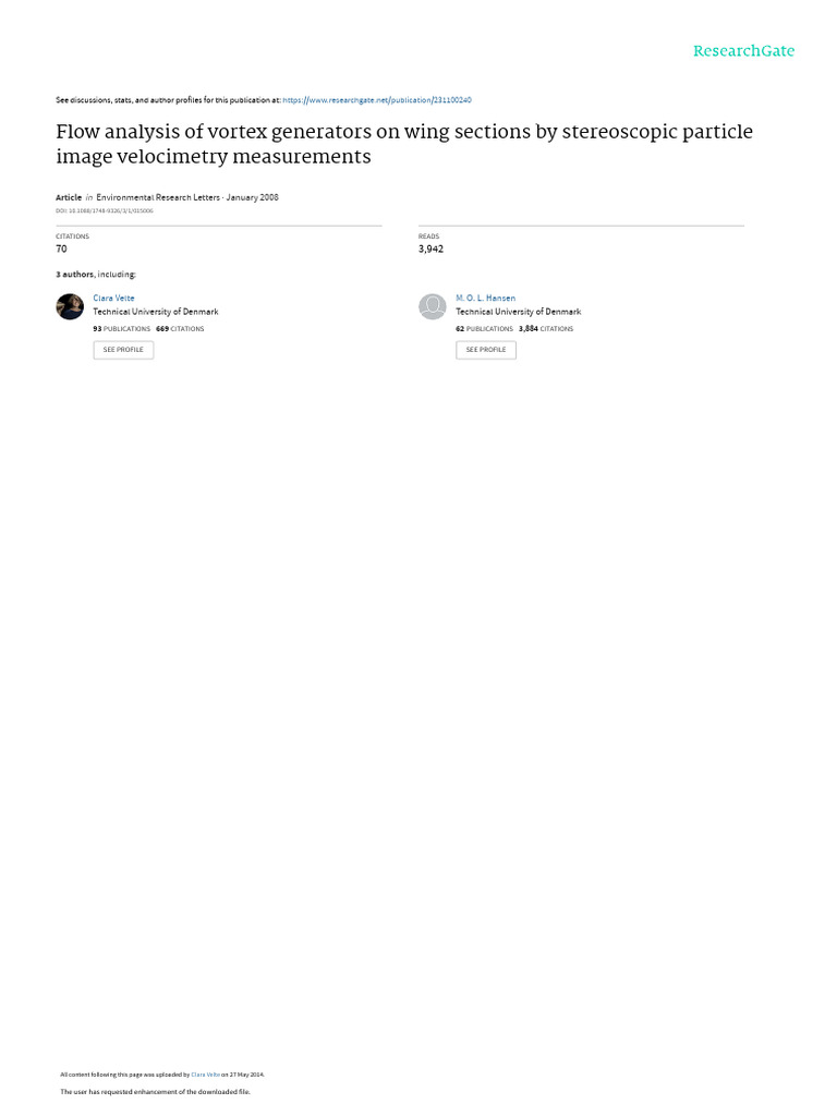 Flow_analysis_of_vortex_generators_on_wing_section | PDF | Vortices ...