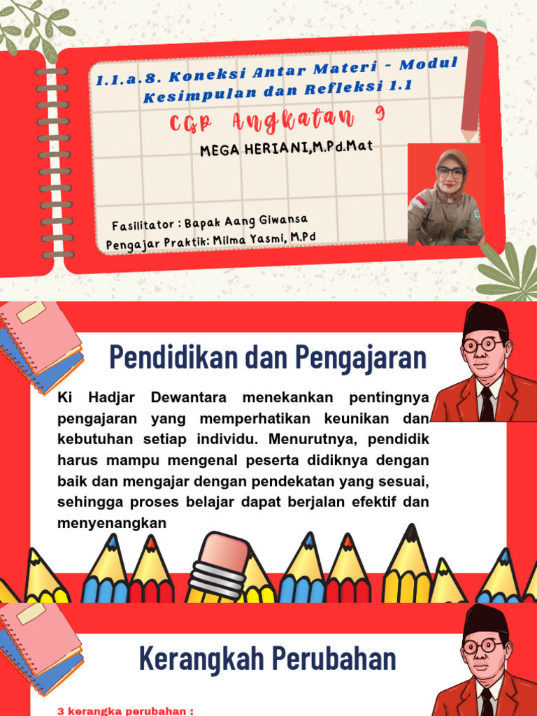 Tiga Azas Trikon Ki Hajar Dewantara | PDF | Karier & Perkembangan