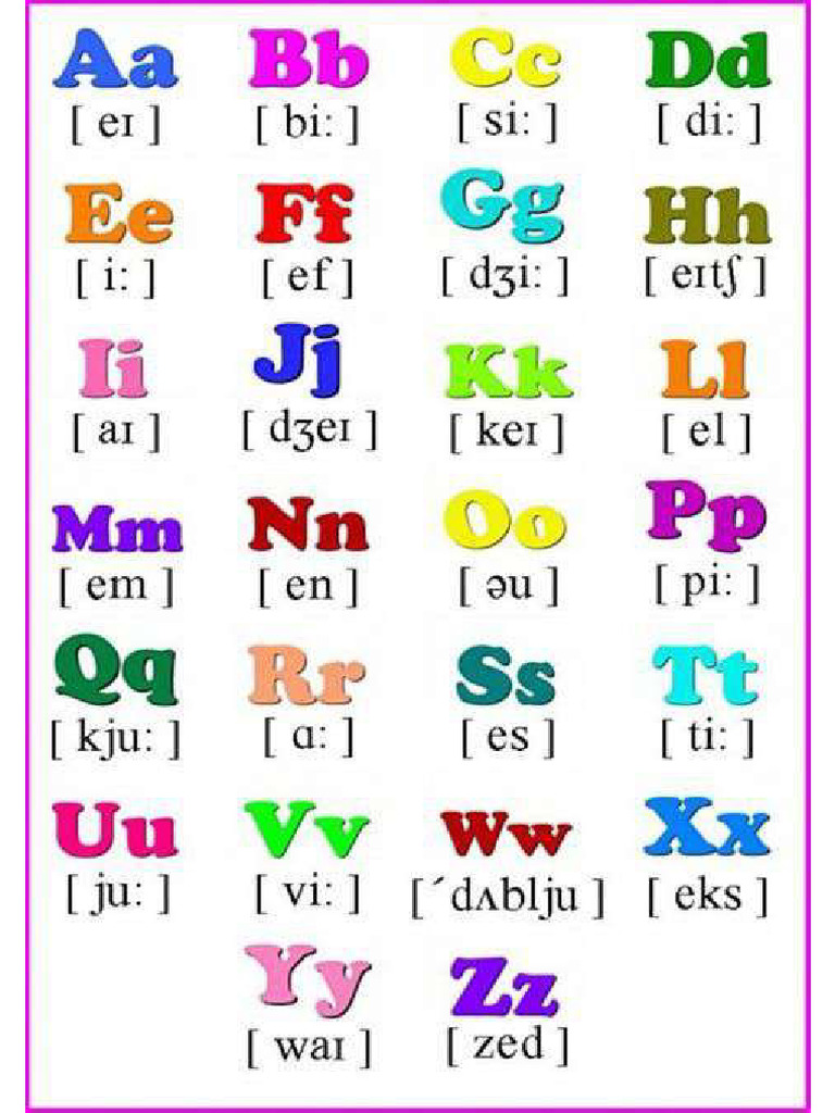 English Alphabet - #Alphabet #English #Alphabet 31F | PDF
