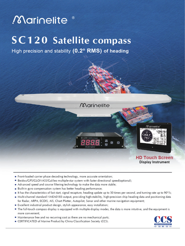 SC120 Satellite Compass | Download Free PDF | Navigation | Wireless