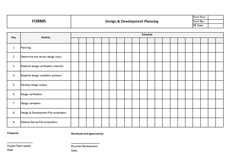 Design & Development Planning | PDF