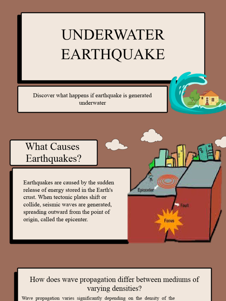 Underwater Earthquake Effects Explained | PDF