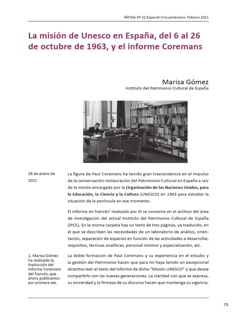 Informe UNESCO sobre Patrimonio en España | PDF | Museo | España