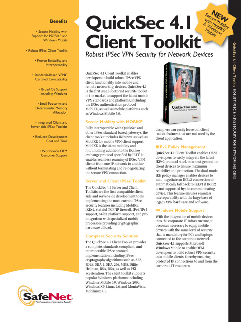 QuickSec4 1ClientAndServer | PDF | Internet | Security